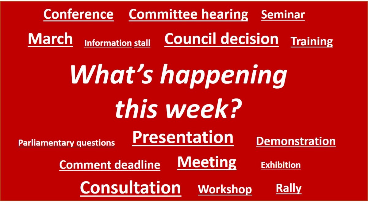 What’s happening this week? 8-16 October 2016 – DRILL OR DROP?