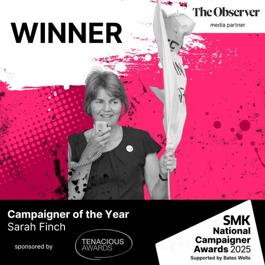 Sarah Finch named campaigner of the year – DRILL OR DROP?